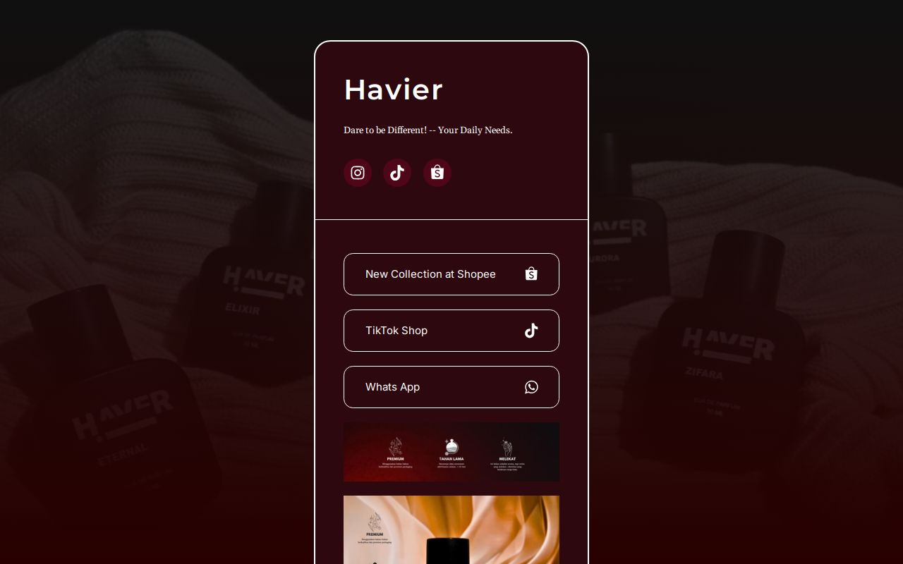 Havier Indonesia's Site